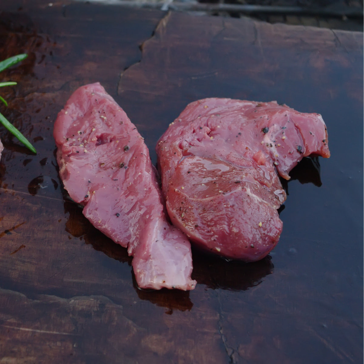 Quick frozen, un-aged wild venison rump steak – Pheasants Hill Farm